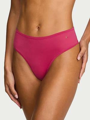 Victoria's Secret Love Cloud Mid-rise Thong Panty Pink