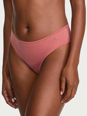 Victoria's Secret Love Cloud Mid-rise Thong Panty - Pink