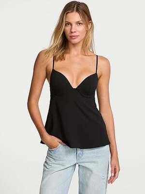 Victoria's Secret Very Sexy Push-up Cami Top Black