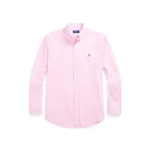 Ralph Lauren Classic Fit Striped Stretch Poplin Shirt - Pink/white