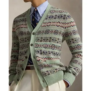Ralph Lauren Fair Isle V-neck Cardigan
