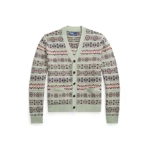 Ralph Lauren Fair Isle V-neck Cardigan