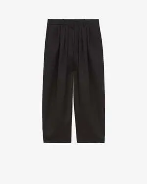 Isabel Marant Étoile Janice Wool Carrot Pants - Black