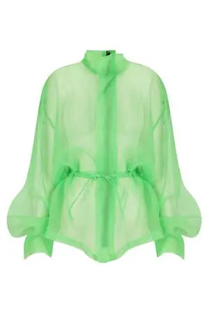 SWF Sheer Overshirt Jacket - Sunlit Moss