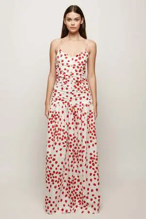 S/W/F BOUTIQUE - INTERNATIONAL Ruched Bodice Maxi - Strawlette
