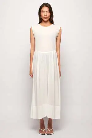 SWF Sheer Sleeveless Midi - Chalk