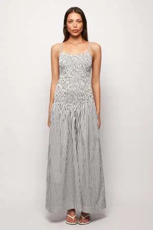 S/W/F BOUTIQUE - INTERNATIONAL Smocked Bodice Maxi - Linework