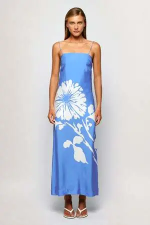 S/W/F BOUTIQUE - INTERNATIONAL Spaghetti Strap Midi - Rebloom
