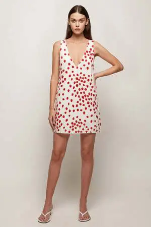 SWF Deep V Linen Mini - Strawlette