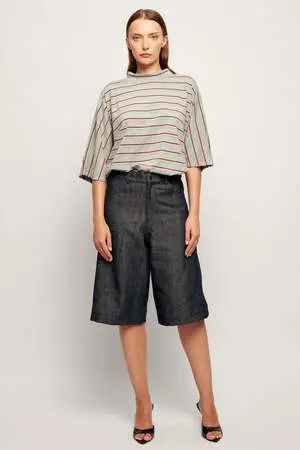 S/W/F BOUTIQUE - INTERNATIONAL Denim Bermuda Shorts - Indigo
