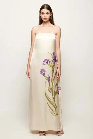 S/W/F BOUTIQUE - INTERNATIONAL Strapless Column Maxi
