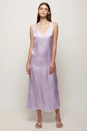 SWF V Neck Midi - Lilac
