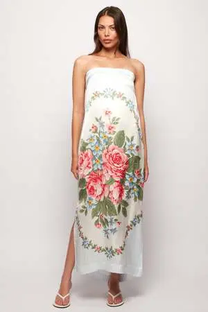 SWF Strapless Column Midi - Becoming