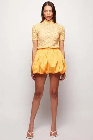 S/W/F BOUTIQUE - INTERNATIONAL Balloon Mini Dress - Burnt Sol