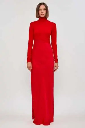 SWF Asymmetric Split Maxi - Ruby Veil