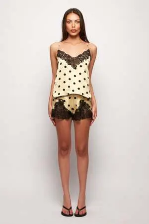 S/W/F BOUTIQUE - INTERNATIONAL Lace Trim Cami - Dot Theory