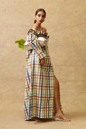 SWF Off Shoulder Maxi - Soft Clash