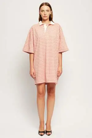 SWF Oversized Rugby Mini - Blush Stripe