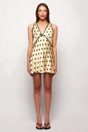 SWF Lace Trim Slip Mini - Dot Theory