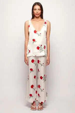 SWF Relaxed Crop Flare Pant - Bloom
