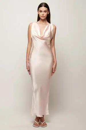 SWF Bias Slip Midi Dress - Primrose