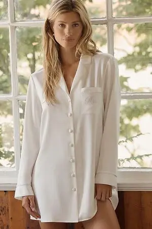Rya Collection Mrs. Button-front Sleep Dress