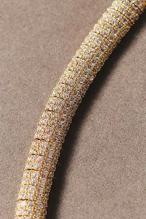 Nadri Crushed Pavé Dome Bracelet
