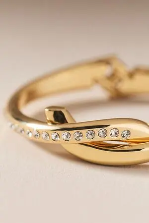 Anthropologie Twisted Crystal Bracelet
