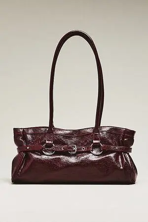 Maeve Faux-leather Belted Bag