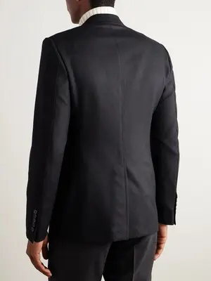 TOM FORD Shelton Brushed Wool And Cashmere-blend Blazer