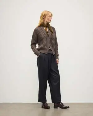 Johnstons Of Elgin Abel Aran Cable Cardigan
