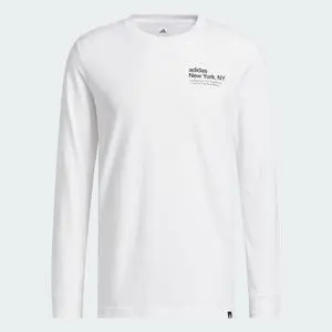Adidas Nyc Building Graphic Long Sleeve T-shirt