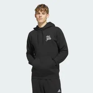 Adidas Nyc Tail Sweep Graphic Hoodie Sweatshirt - Black