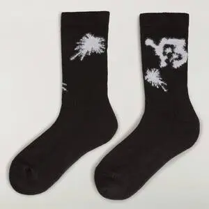 Adidas Y-3 Chito Graphic Crew Socks - Black