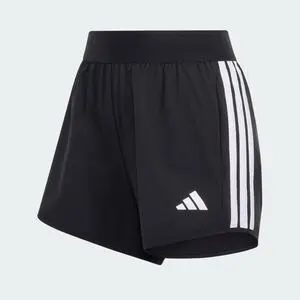 Adidas Pacer Workout 3-stripes Shorts - Black / White