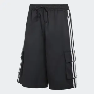 Adidas Adicolor Cotton Twill Cargo Shorts - Black