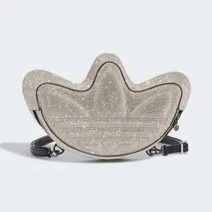 Adidas Trefoil Rhinestone Bag Silver - Silver Metallic