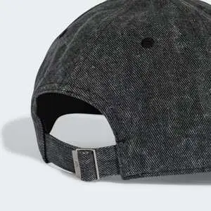 Adidas Washed Denim Baseball Cap - Black