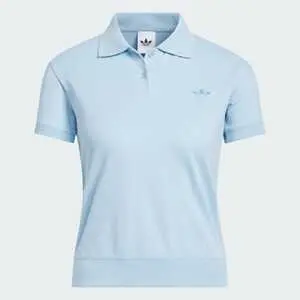 Adidas Short Sleeve Polo Shirt - Clear Sky