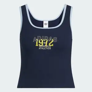 Adidas Graphic Rib Tank Top Blue