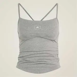Adidas By Stella Mccartney Studio Crop Top Grey