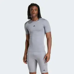Adidas Techfit Compression Training Tee - Grey