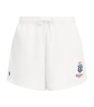 Rlx Ralph Lauren X Wimbledon Fleece Shorts - White