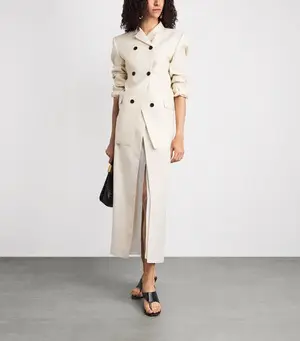 Khaite Double-layered Midi Skirt