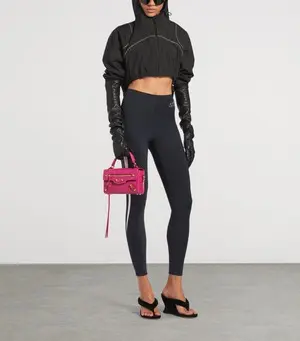 Balenciaga Leather Le City Sleek Box Top-handle Bag