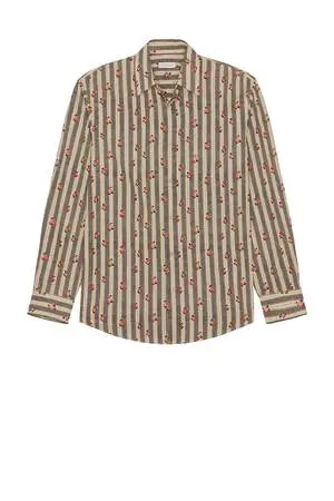Dries Van Noten Caper Shirt In Cream