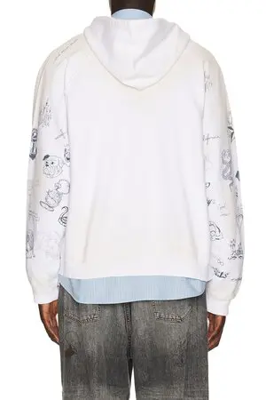 Balenciaga Raglan Zip Up Hoodie