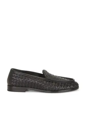 Bottega Veneta Silenzio Loafer In Intrecciato Nappa - Black