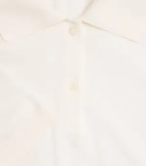 JIL SANDER Wool Polo Shirt - White