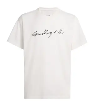 MAISON MARGIELA Cotton Logo T-shirt - White